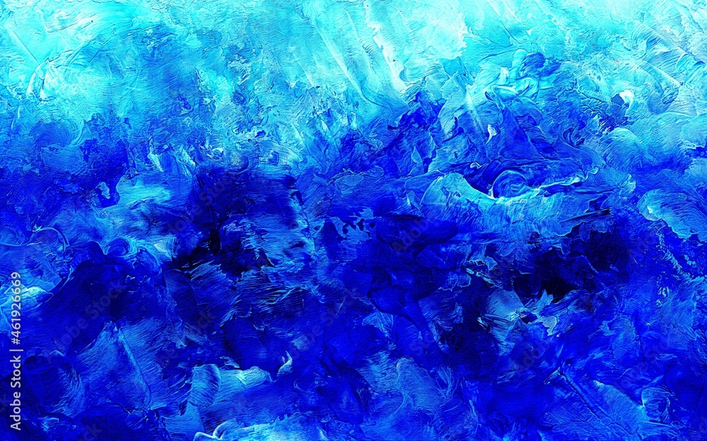 Abstract blue background. This is my own abstract blue artwork made by ...