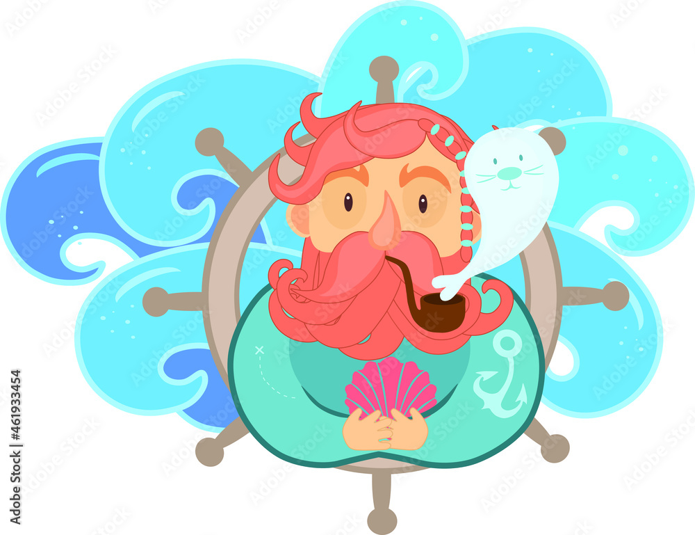 Captain Stock Vector | Adobe Stock