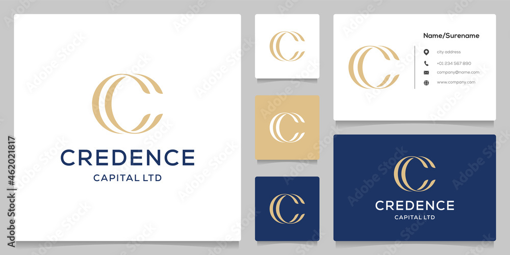 Letter CC sign mark Symbol Logo Design Luxury business icon Stock ...