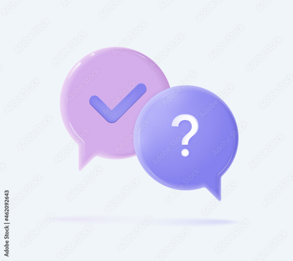 Vetor de A survey of the reaction of speech bubbles. Cancellation icons ...