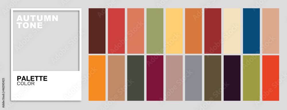 Toned Autumn Color Palette
