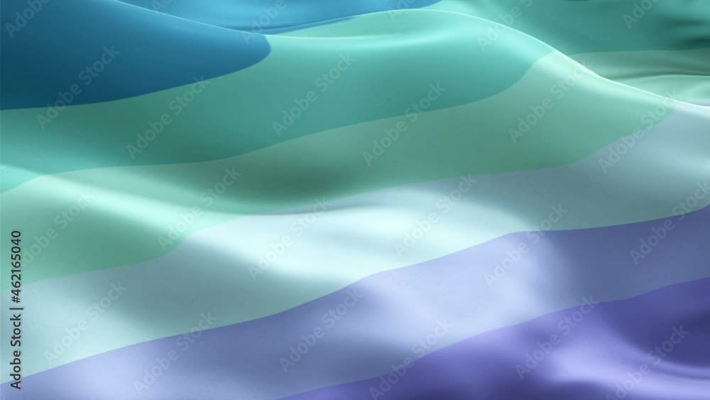 Rainbow Nomascsexual Pride Flag video waving in wind. trixensexual ...