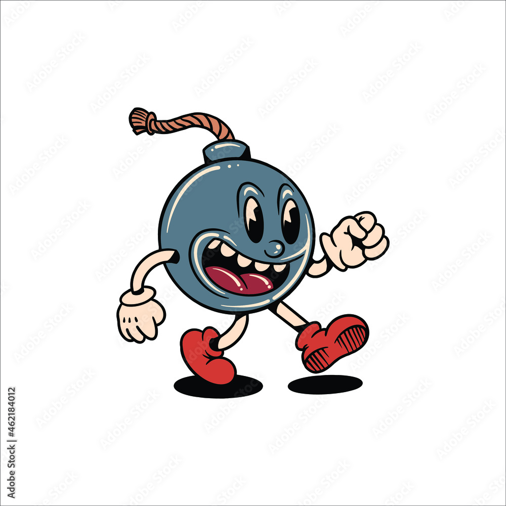 naughty bomb cartoon vector design Stock Vector | Adobe Stock