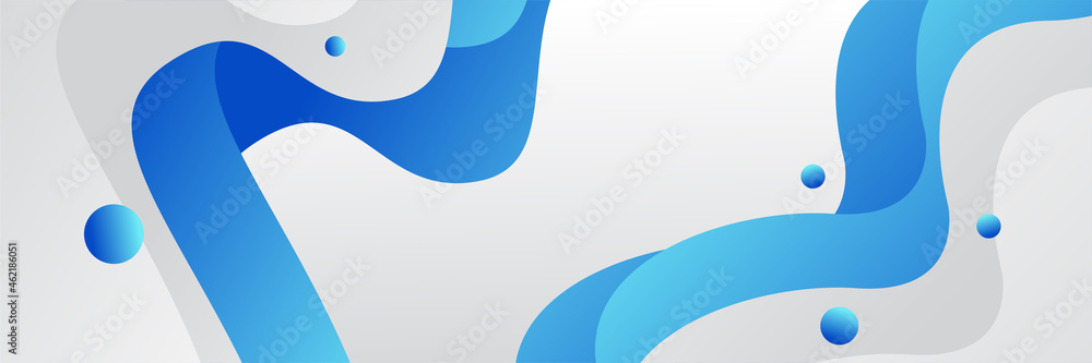 Conference vector template. Abstract dotted blue background for IT ...