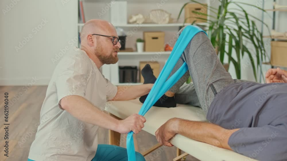 A Brain Stroke Patient Uses Physical Therapy to Restore and Increase ...