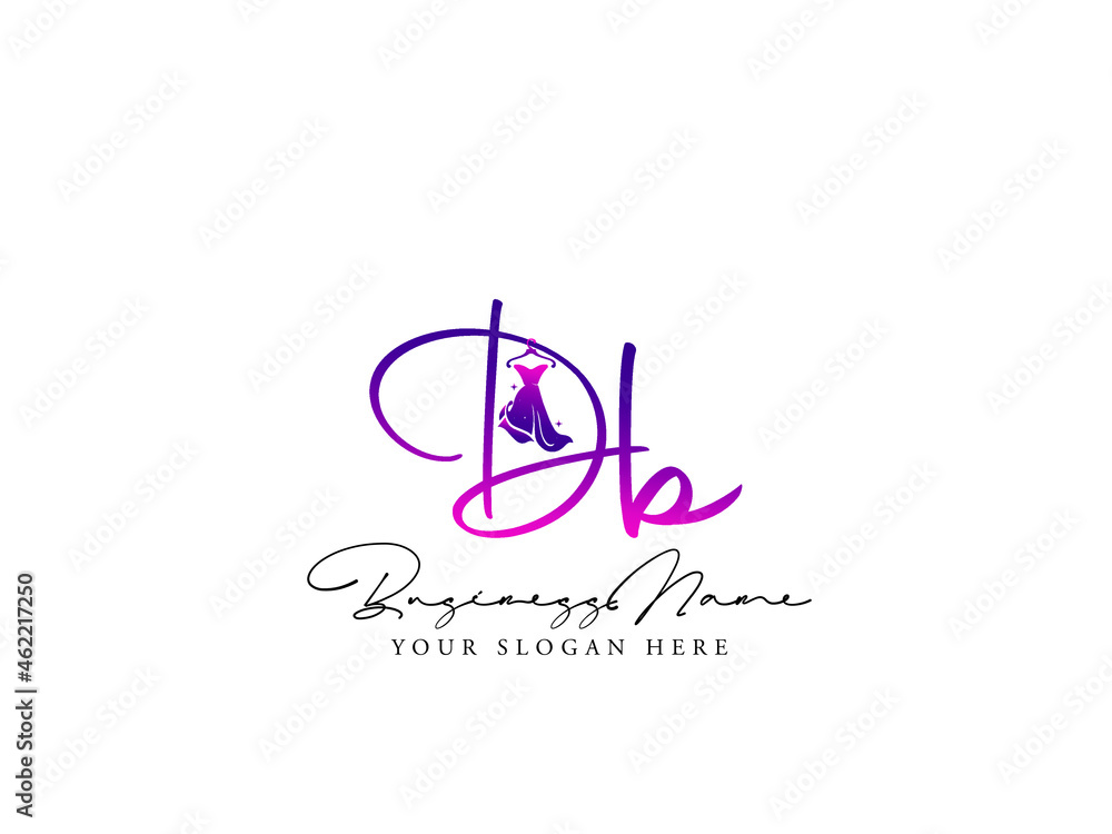 Fashion DB Logo, Modern db d b Logo Letter Vector and Illustration For ...