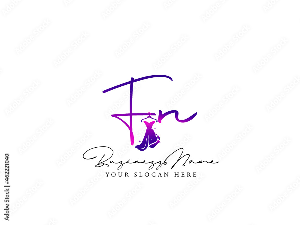 Fashion FN Logo, Modern fn f n Logo Letter Vector For Clothing, Apparel ...