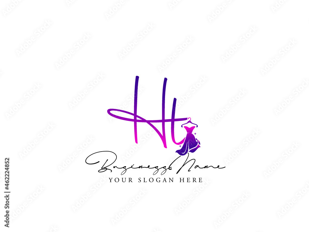 Fashion HL Logo, Modern hl h l Logo Letter Vector For Clothing, Apparel ...