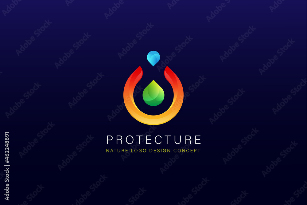 Petrol logo energy resources modern business oil rig gas mining water ...