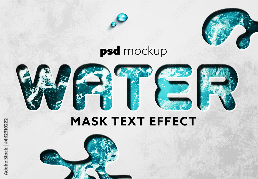 Text Effect Mockup Stock Template | Adobe Stock
