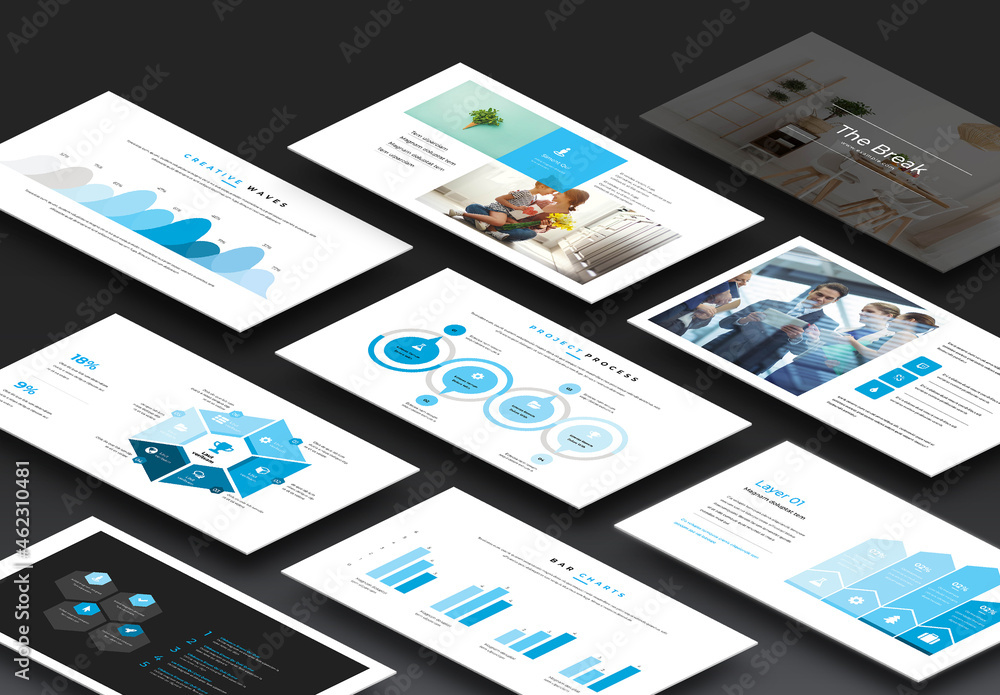 Infographic Presentation Layout Stock Template | Adobe Stock
