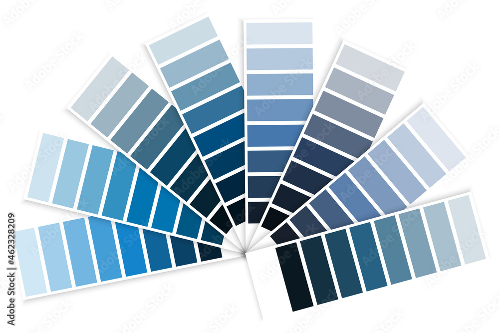 Color palette blue scale. Abstract backdrop. Design template ...