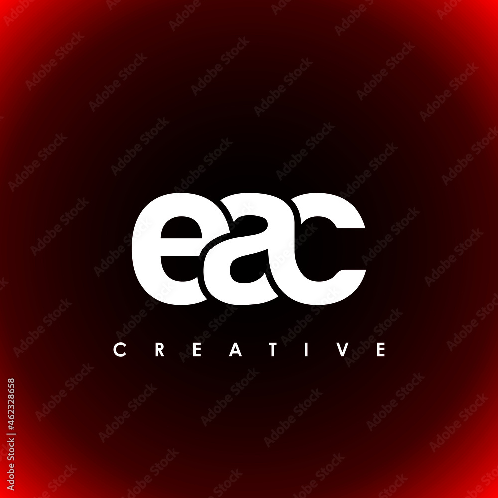EAC Letter Initial Logo Design Template Vector Illustration Stock ...