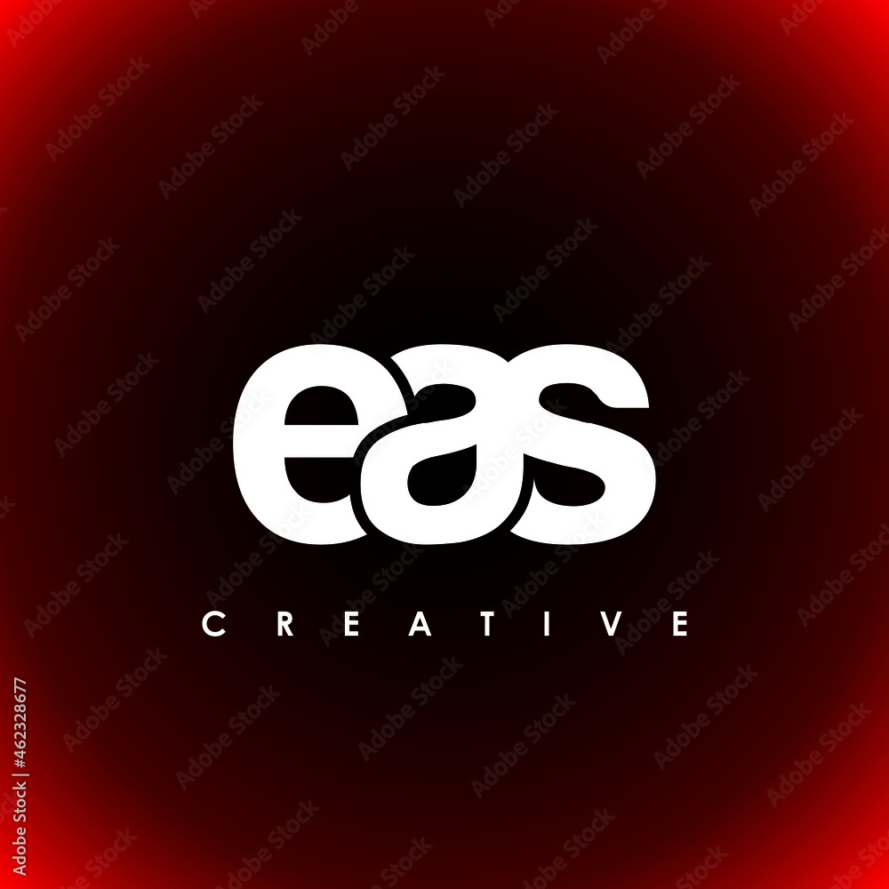 EAS Letter Initial Logo Design Template Vector Illustration Stock ...