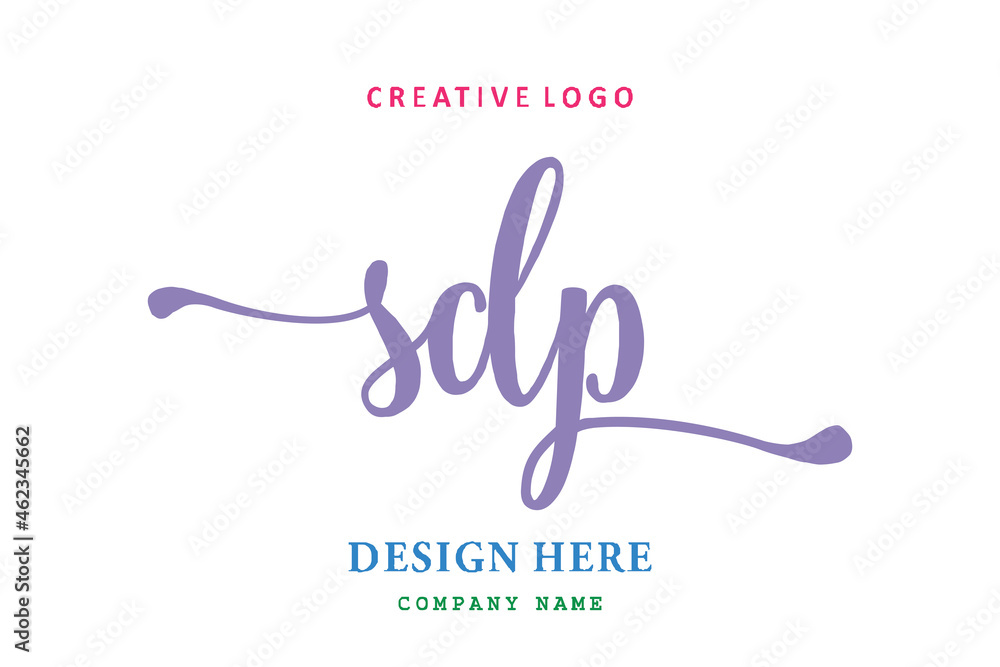 SDP lettering logo is simple, easy to understand and authoritative ...
