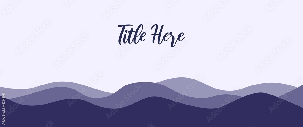 Wavy sea waves or sea tides layers vector design concept suitable for ...