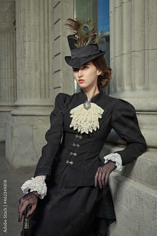 19th century woman Stock Photo | Adobe Stock