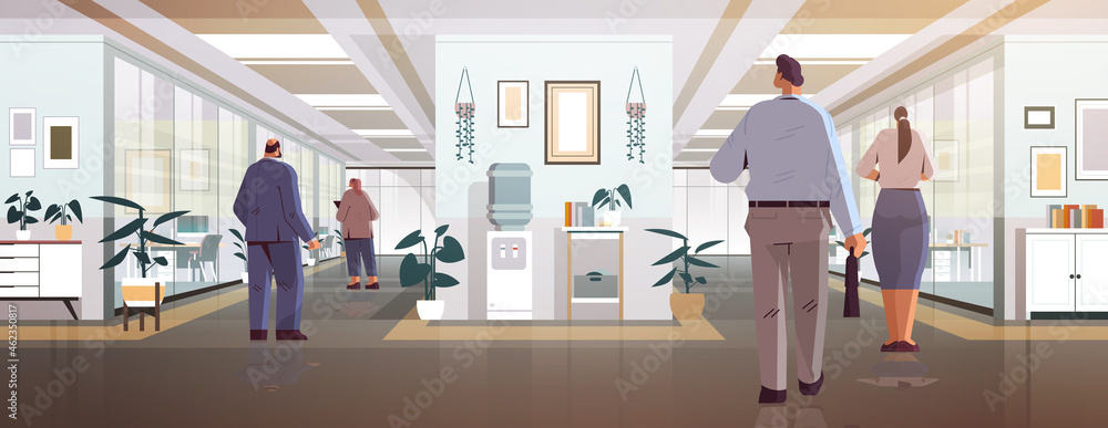 businesspeople standing back to camera rear view of business people ...
