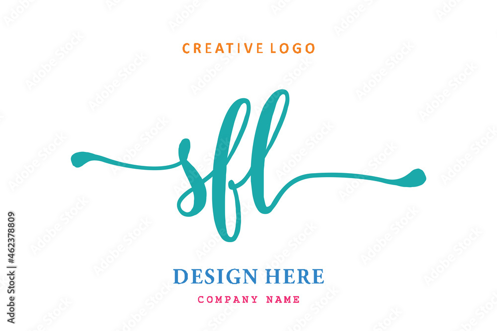 SFL lettering logo is simple, easy to understand and authoritative ...