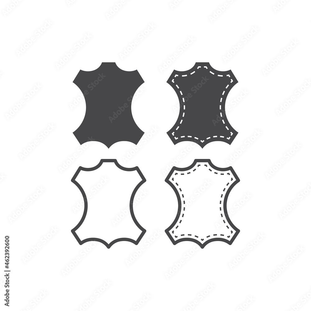 Genuine Leather Logo Vector