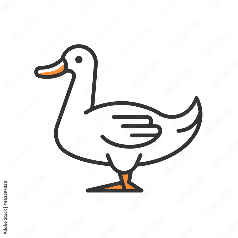 Simple Duck Drawing