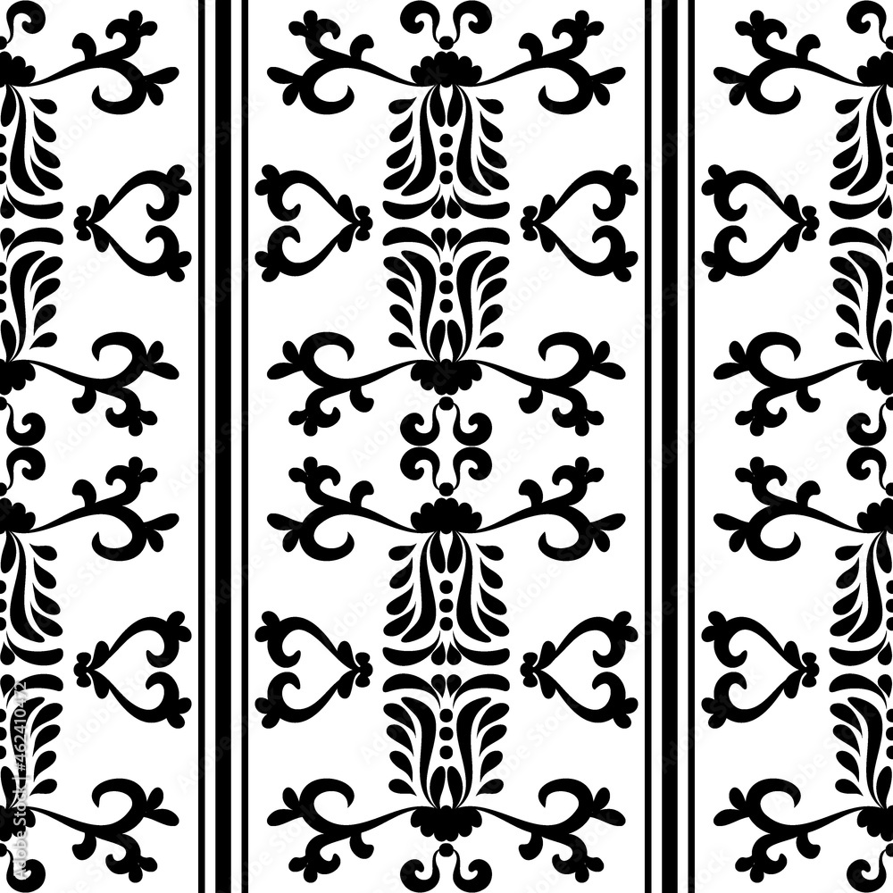 Victorian Wallpaper Pattern Tile