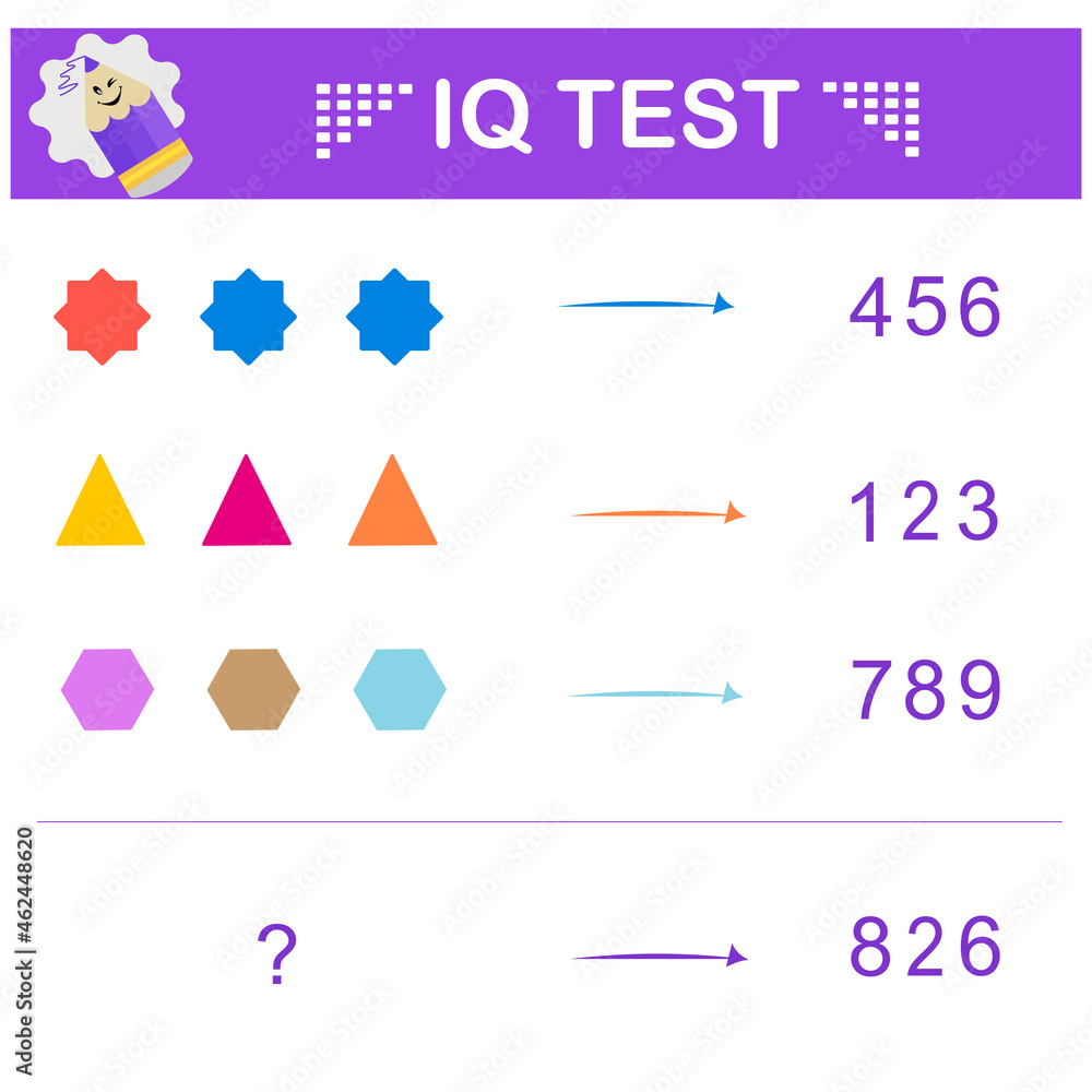 Which geometric figures replaces the question mark? Intelligence puzzle ...