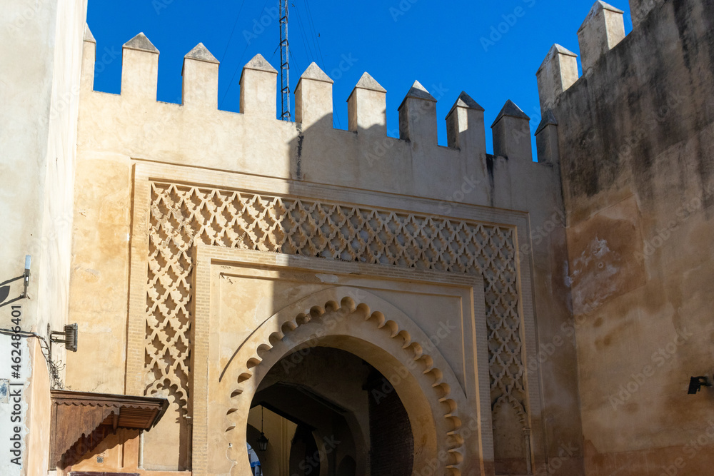 Africa Morocco city Meknes old town ancient heritage Islamic culture ...