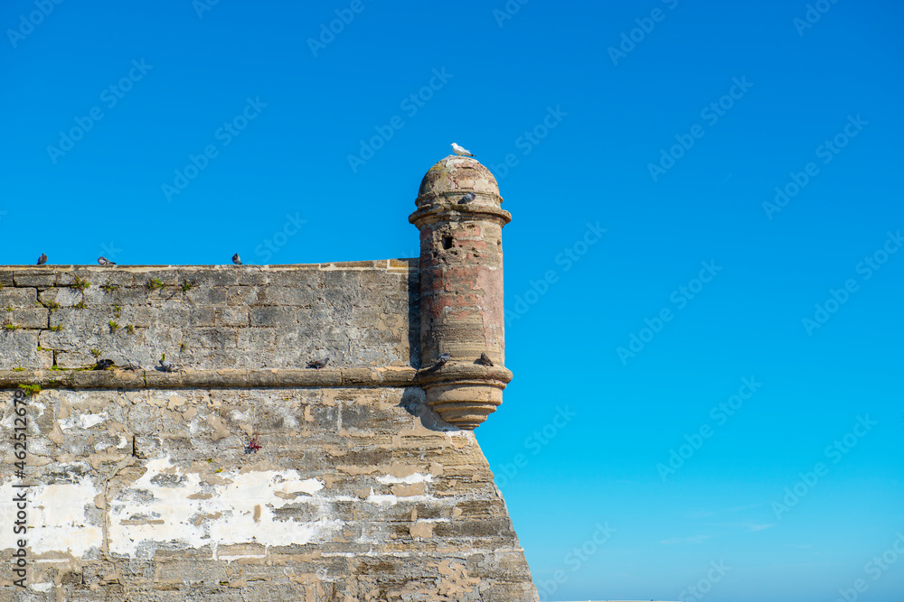 Foto de Watchtower of Castillo de San Marcos in St. Augustine, Florida ...