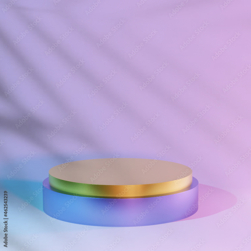 simple and clean podium 3d rendering for product presentation placement ...