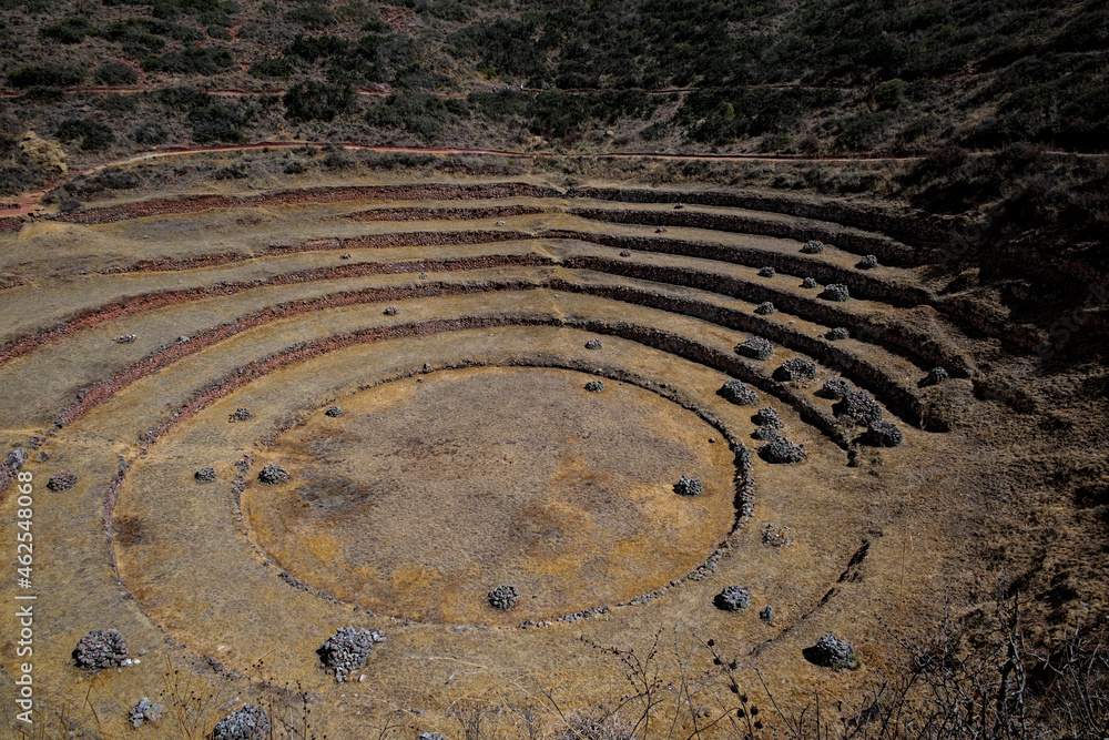 Inca sacred valley farming laboratory Moray where ancient andean people ...