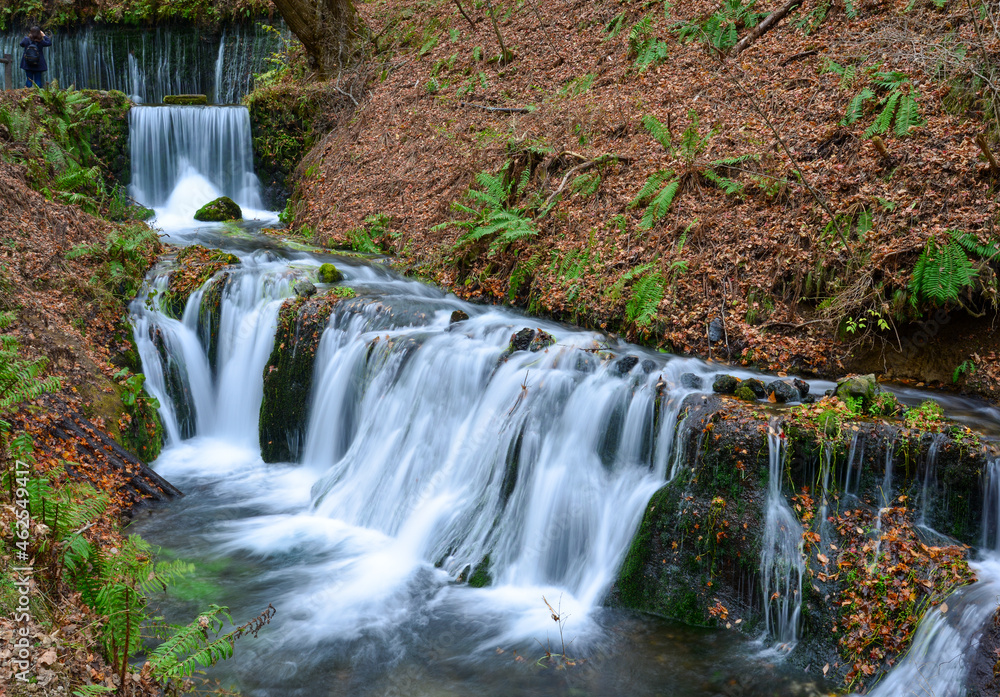 Beautiful scenery of Shiraito Waterfall Stock Photo | Adobe Stock