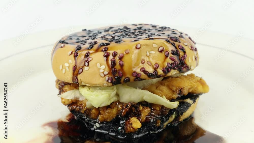 Chicken burger versus Sulfuric Acid. Pour the concentration of sulfuric ...