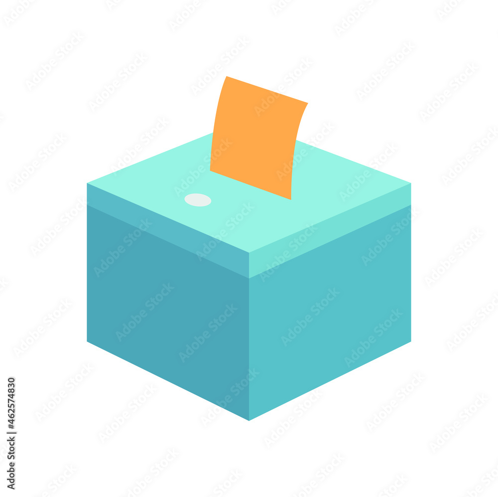 ballot vote box emoji vector feedback input Stock Vector | Adobe Stock