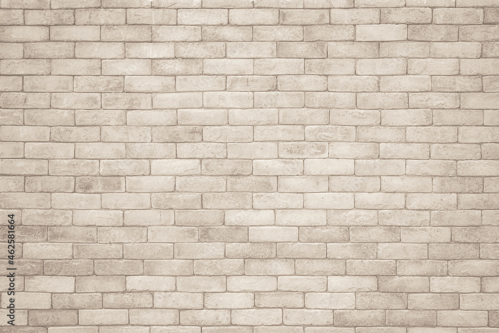 Cream and white brick wall texture background. Brickwork and stonework ...