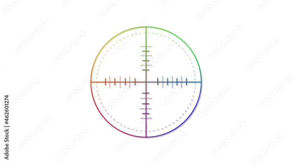 Circular scale, indicating dial, target goal concept self drawing ...