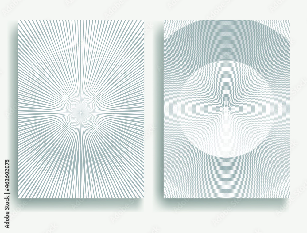 Lines in Circle Form . Spiral Vector Illustration .collection of round ...