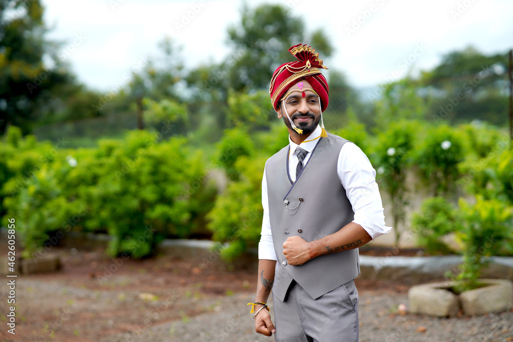 Indian Groom In Traditional Wedding Event Very Beautiful Moment Stock ...