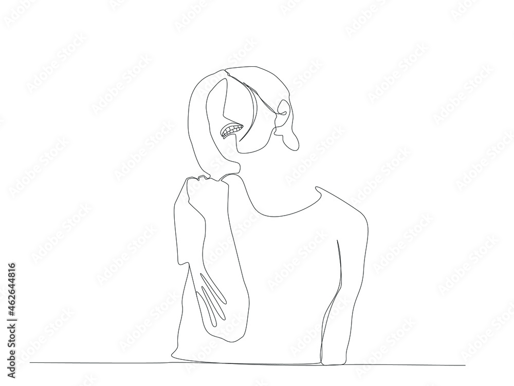 ambitious determined talented woman who achieves success clenches her ...