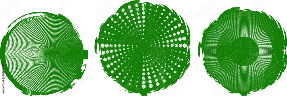 Grunge lines in Circle Form . Spiral Vector Illustration .Textured ...