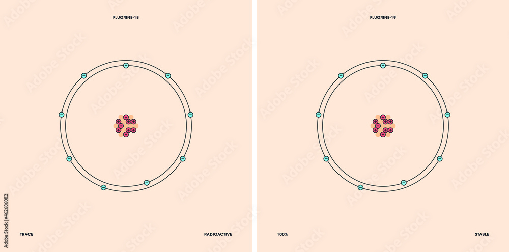 Conceptual vector representation of a fluorine atom and its natural ...