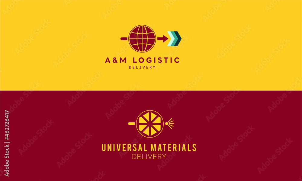 circle, earth, universe, logistics logo, brand, delivery service, arrow ...