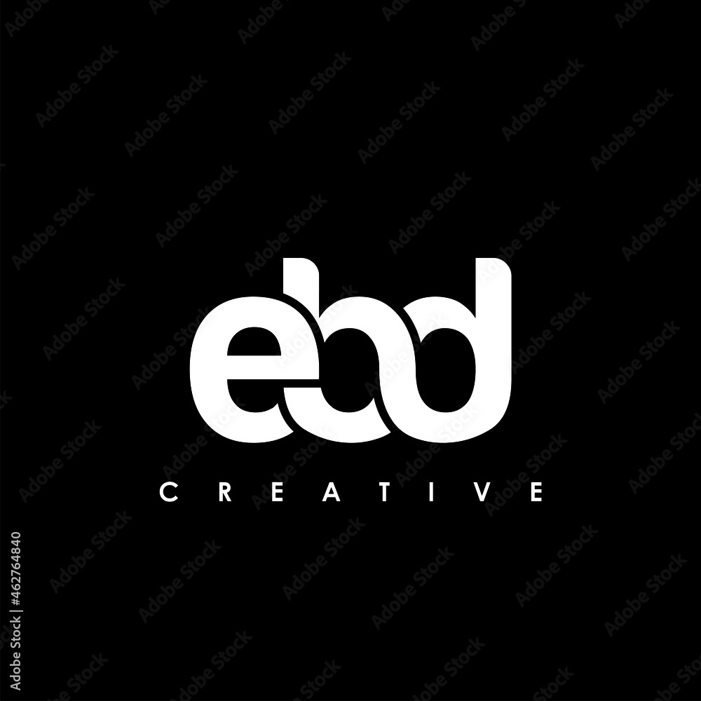 EBD Letter Initial Logo Design Template Vector Illustration Stock ...