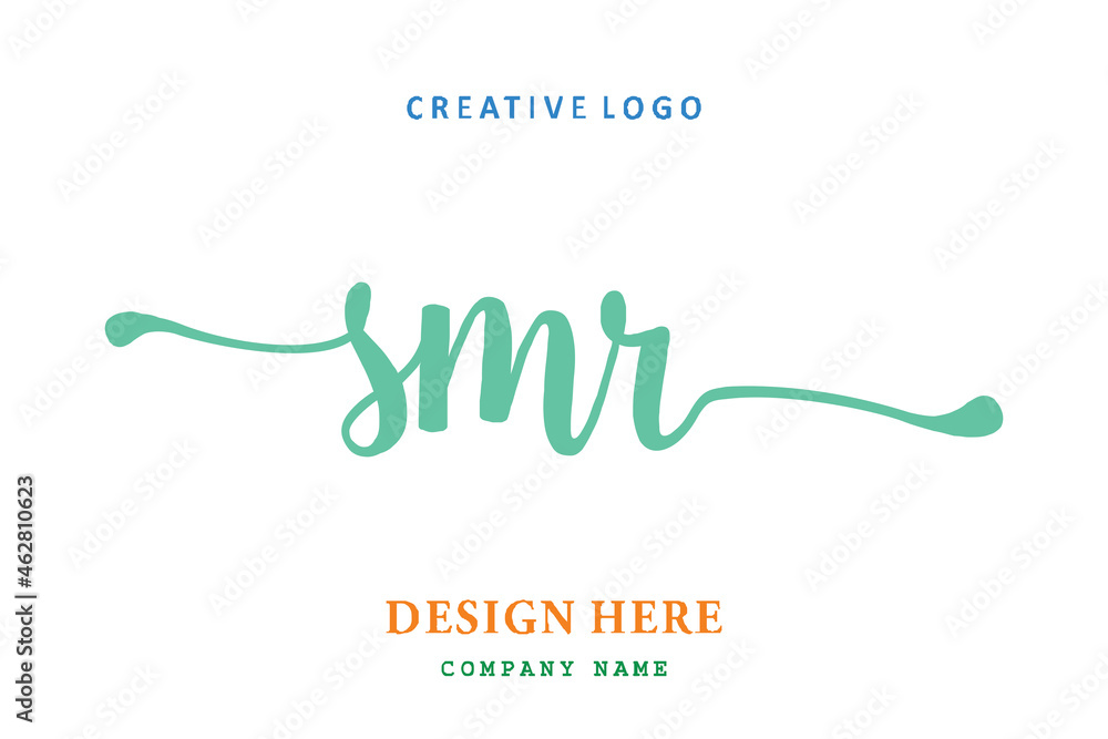 SMR lettering logo is simple, easy to understand and authoritative ...