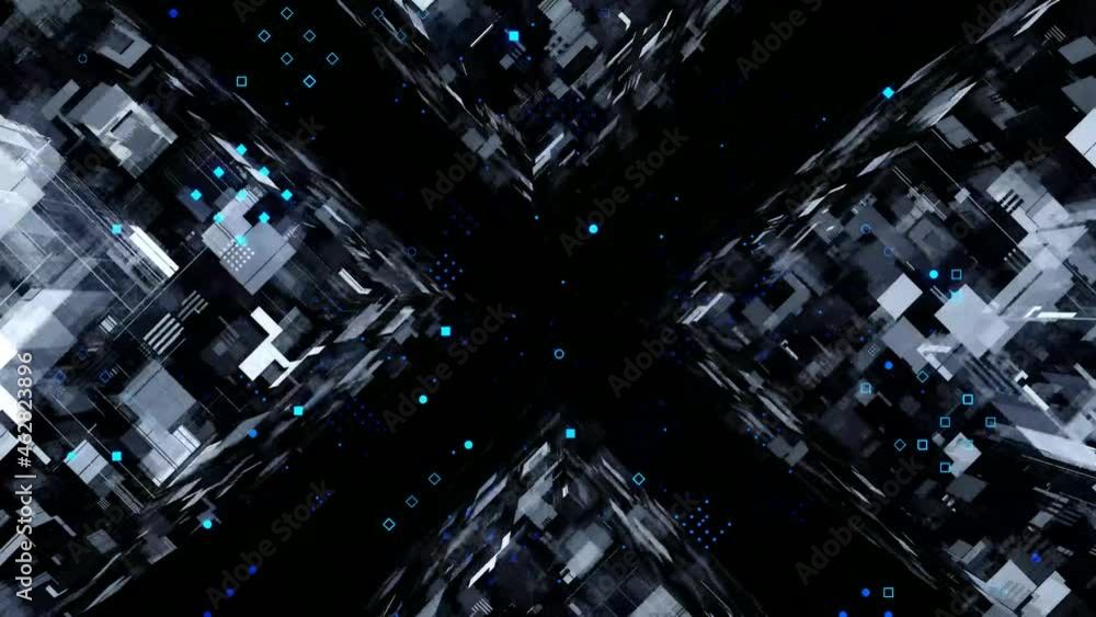 4K Looping Sci-Fi Environment. Abstract Animation Stock Video | Adobe Stock