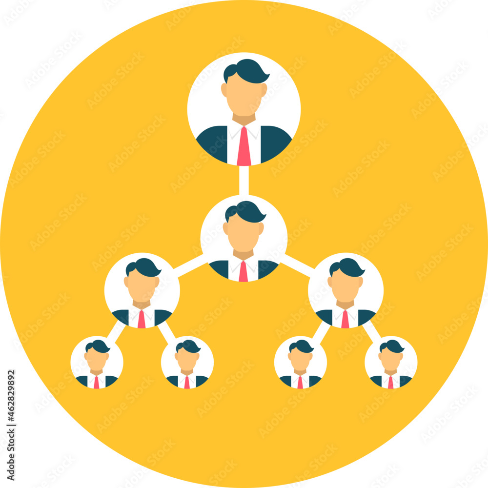 Organizational STRUCTURE Stock Vector | Adobe Stock