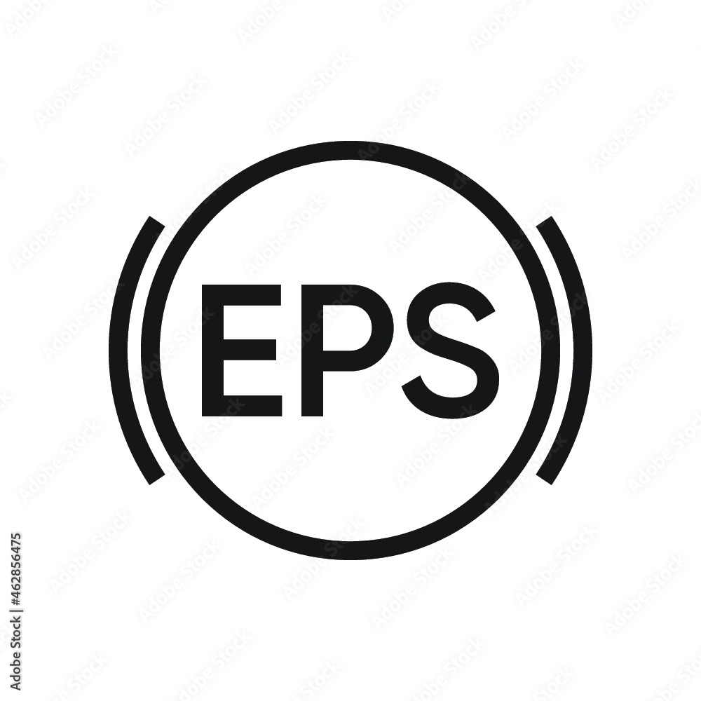 The esp icon. Electronic stabilization and car symbol. Flat design ...
