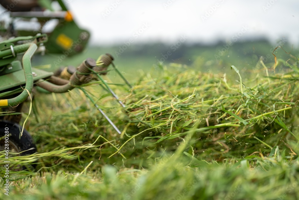 Making and growing hay and silage in Australia. with tractors and ...