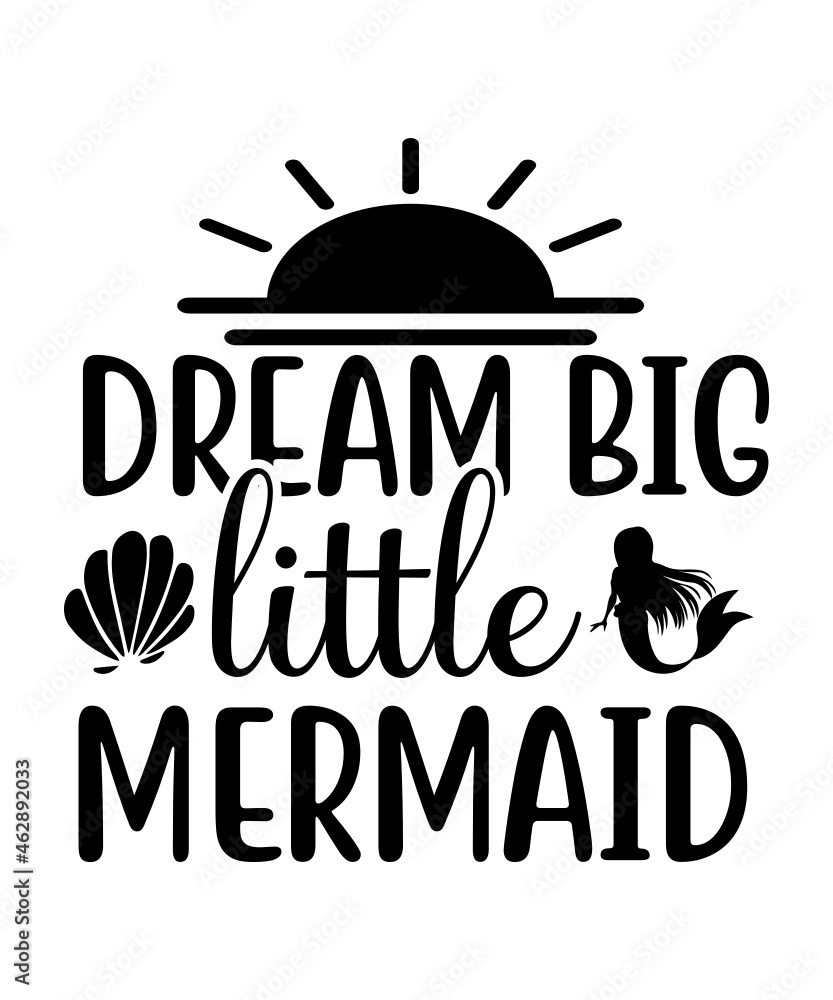 Mermaid Svg Bundle,Mermaid Svg,Give Me Vitamin Sea Svg,Birthday Girl ...