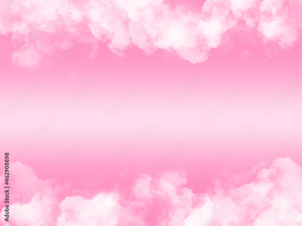 Sky with beautiful clouds. Cloud background. Pink cloud texture ...